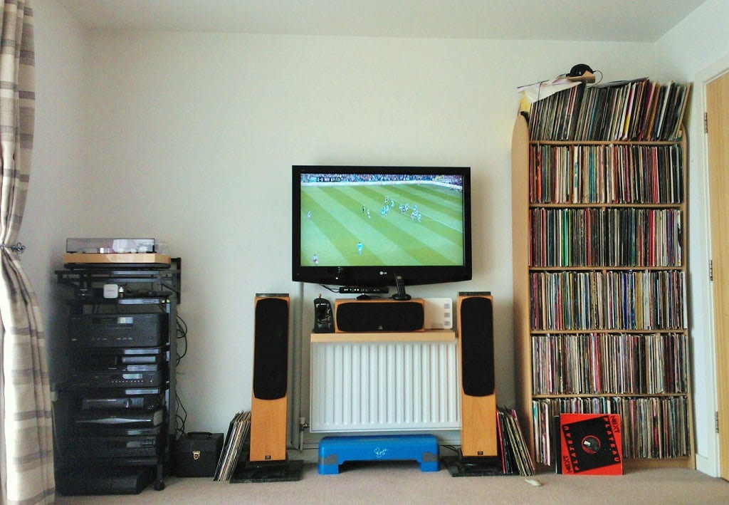 Bespoke RS1 Record Storage unit - Sound Desks by Kernow Carpentry
